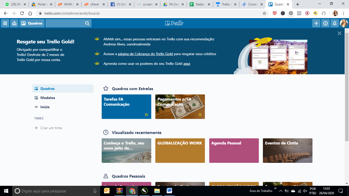 Trello: Ferramenta que pode ajudar você a organizar a sua vida. - FA ...